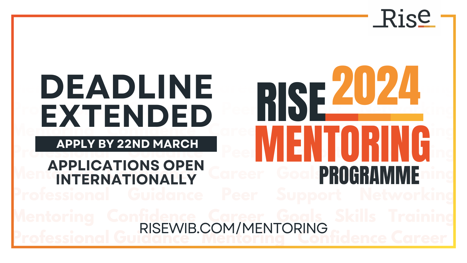 Rise Women in Broadcast | Rise Mentoring Programme